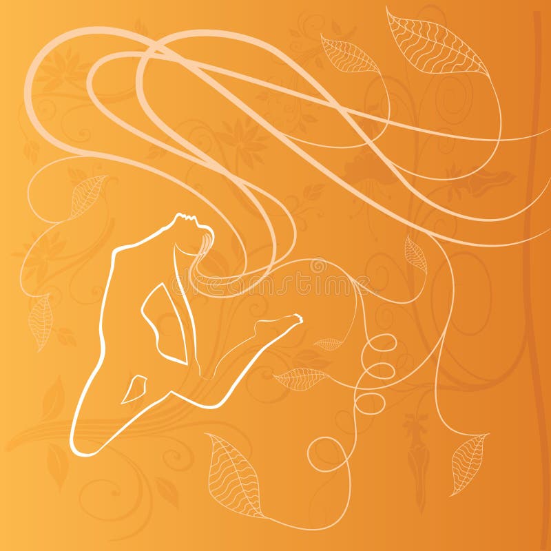 Flying hair stock vector. Illustration of backgrounds - 17352952