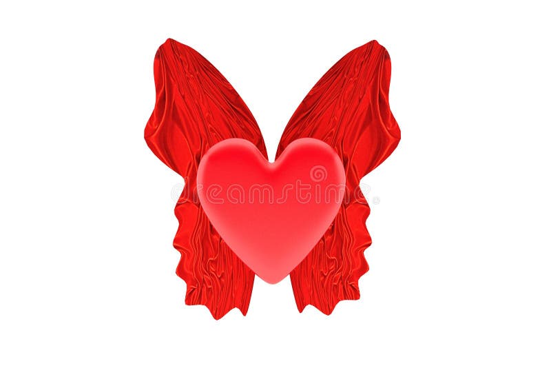 Flying heart stock image. Image of love, openness, value - 28716873