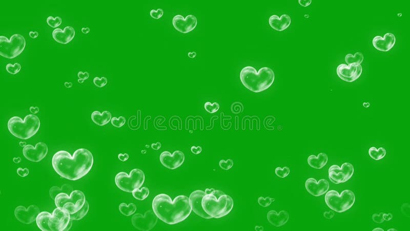 Flying Air Bubbles with Green Screen Background Stock Video - Video of ...