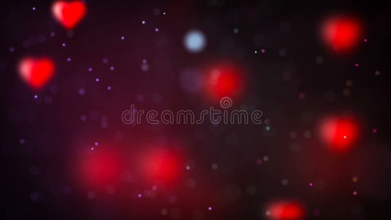 Flying Hearts. Abstract Background Stock Illustration - Illustration of ...