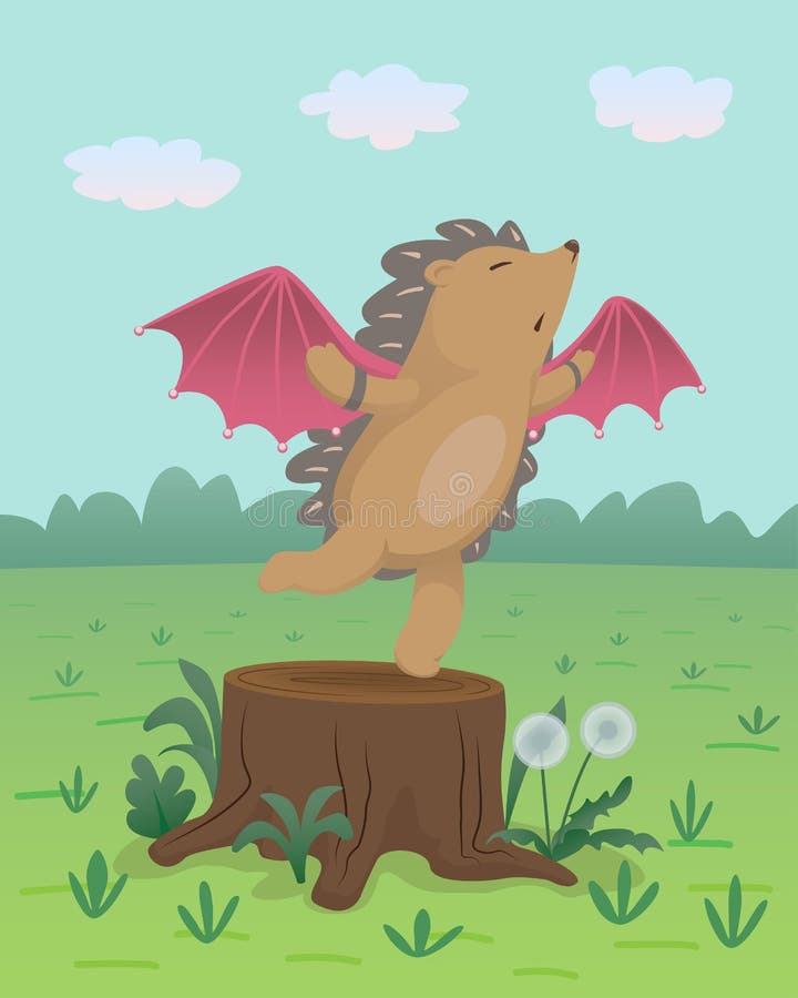 Flying Hedgehog Stock Illustrations – 594 Flying Hedgehog Stock ...