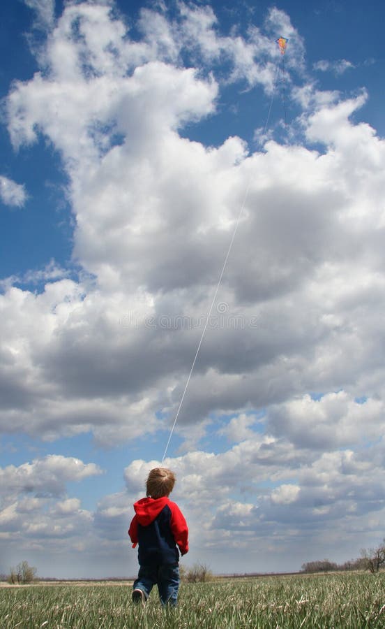 Flying High stock photo. Image of flying, cloudscape, play - 9246456