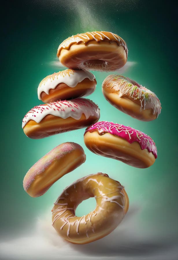 Flying High with Krispy Kreme S Christmas Theme Doughnuts Stock ...