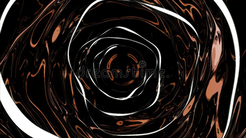 Flying Inside Sticky Endless Tunnel. Design. Slowly Moving Inside ...