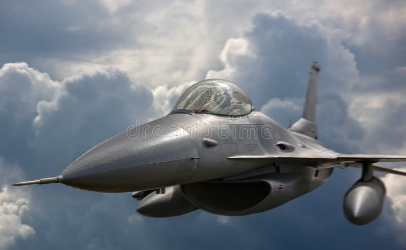 Flying Jet Aircraft on Mission Stock Image - Image of fast, airforce ...