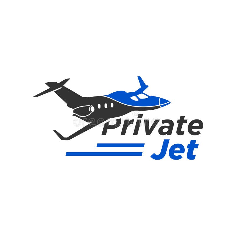 Flying Jet Transport Logo Design Stock Illustration - Illustration of ...