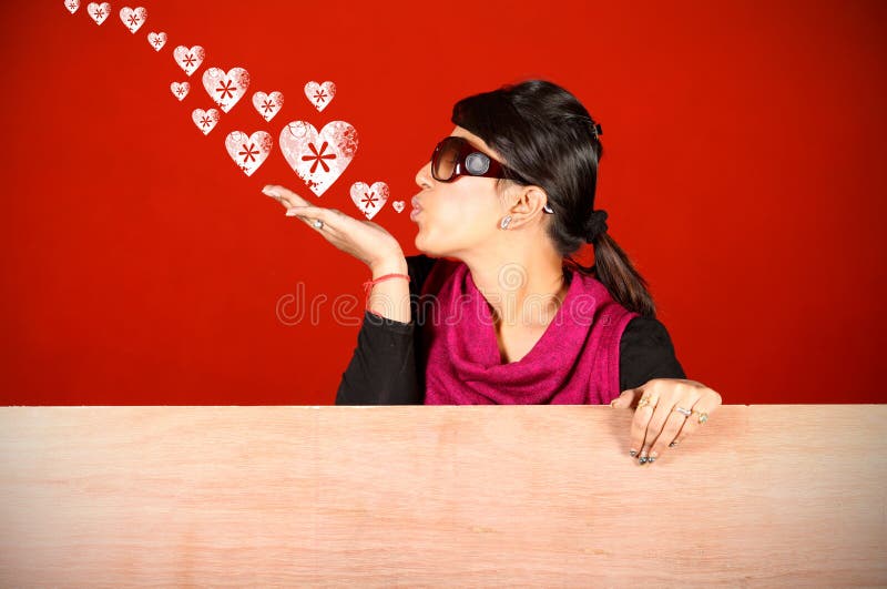 Flying Kisses Stock Photography - Image: 22161472