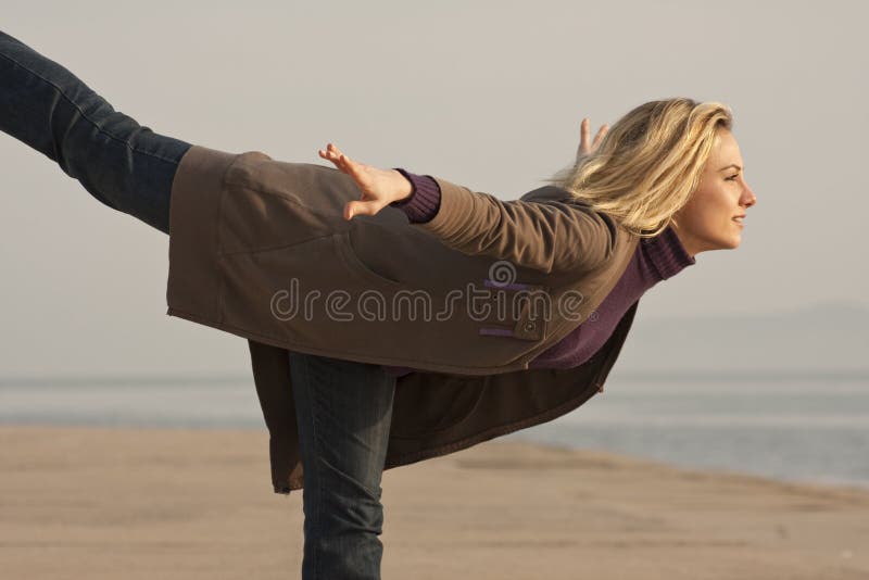 Flying lady stock photo. Image of chic, bird, pensive - 13270112