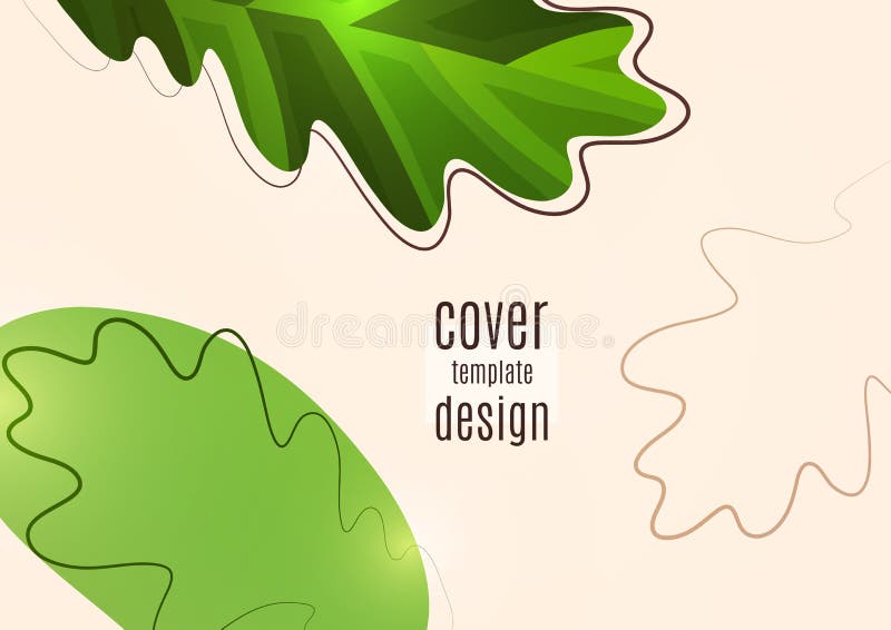 Flying Leaves of Nature. Vector Background Stock Vector - Illustration ...