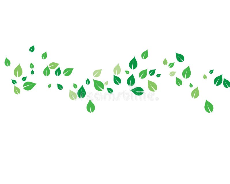 Flying leaves vector stock vector. Illustration of background - 127569039