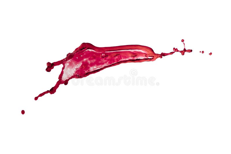 Flying Liquid Splash Green Color Over White Background Stock Image ...