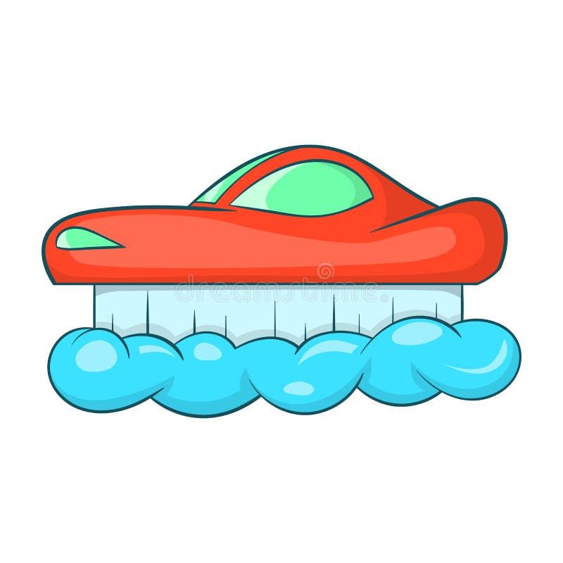 Flying Machine Icon, Cartoon Style Stock Illustration - Illustration of ...