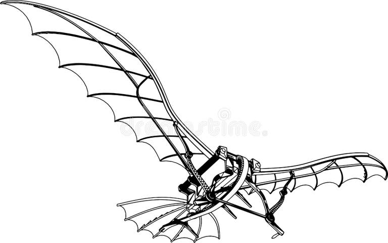 Flying Machine Vector 01 stock vector. Illustration of flight - 10134433