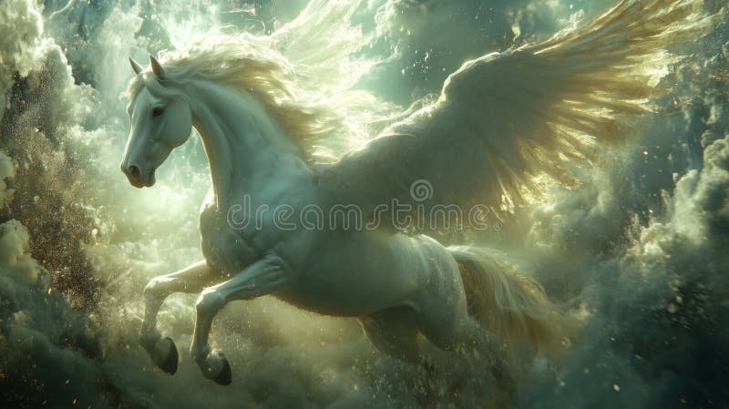 Flying Horse Wallpaper
