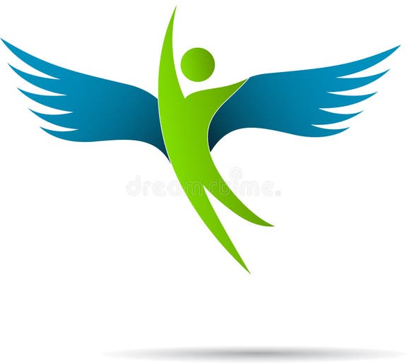 Flying Man Logo Stock Illustrations – 4,032 Flying Man Logo Stock ...