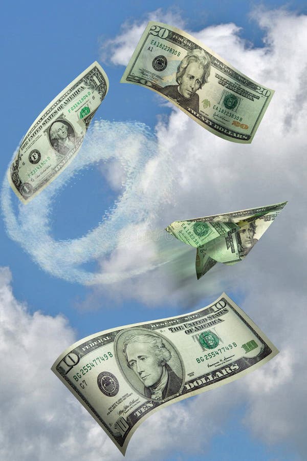 Flying Money stock image. Image of rich, closeup, money - 5226407