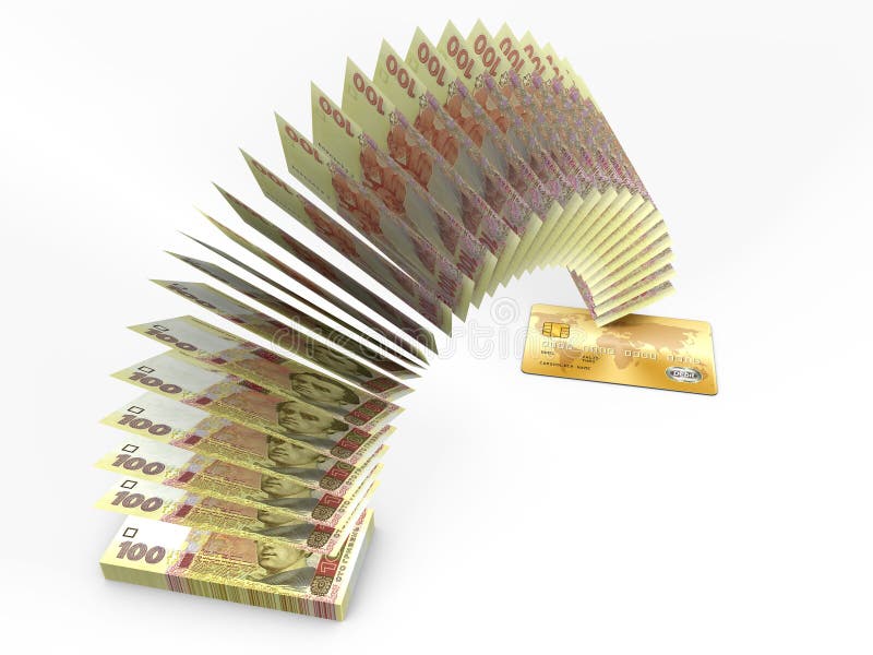 Flying Money. 3D Cash Back Concept. Stock Illustration - Illustration ...