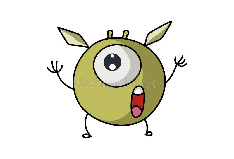 Flying Monster stock illustration. Illustration of draw - 90872870