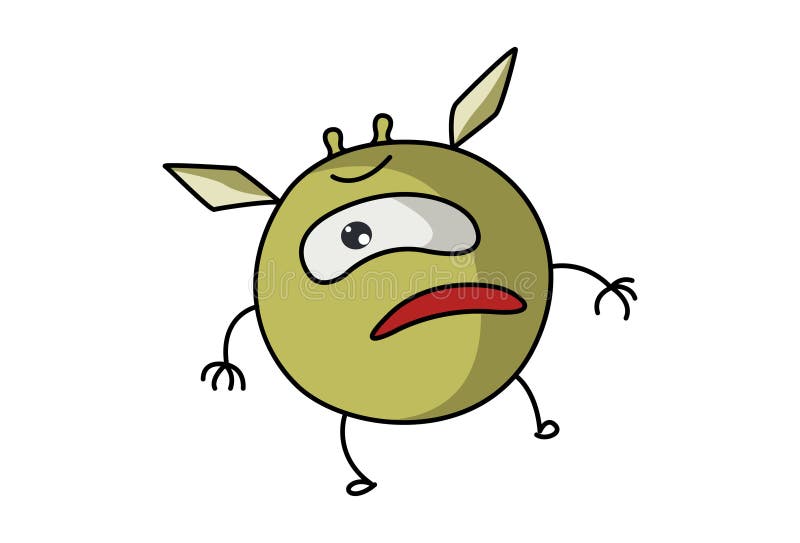 Flying Monster stock illustration. Illustration of funny - 90873041