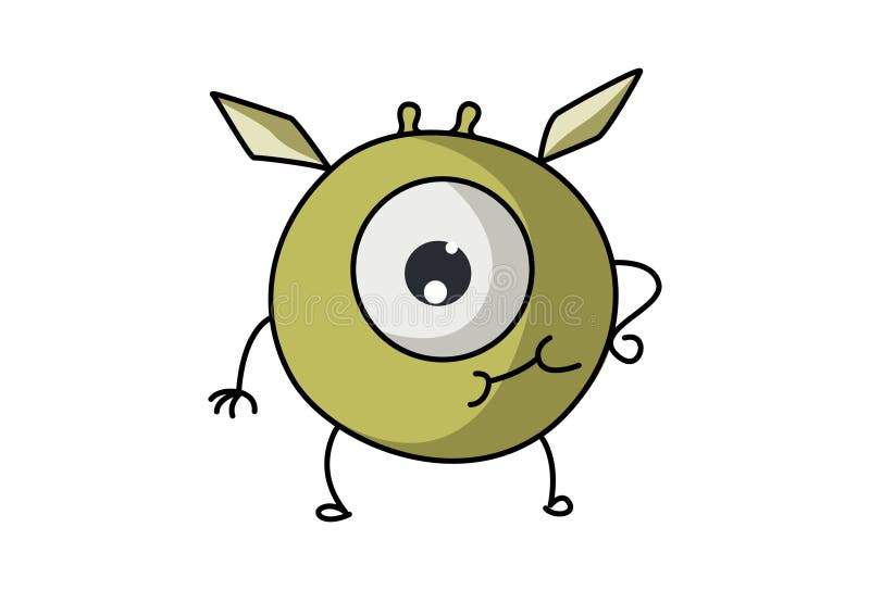 Flying Monster stock illustration. Illustration of emotions - 90873119