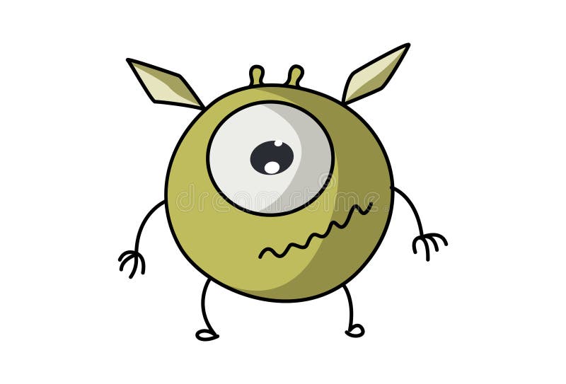 Flying Monster stock illustration. Illustration of background - 90873382