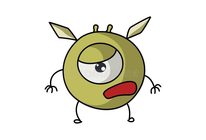 Flying Monster stock illustration. Illustration of alien - 90873414