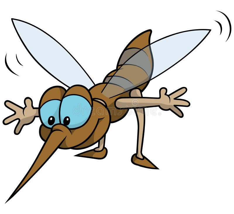 Flying Mosquito stock vector. Illustration of comic, midge - 44109430 Flying Mosquito stock vector. Illustration of comic, midge - 44109430