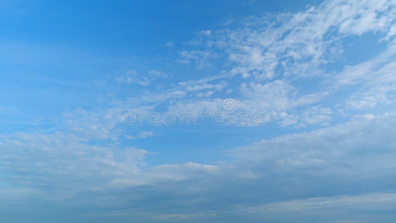Flying Moving White Clouds in a Blue Sky. Blue Sky Background with Many ...