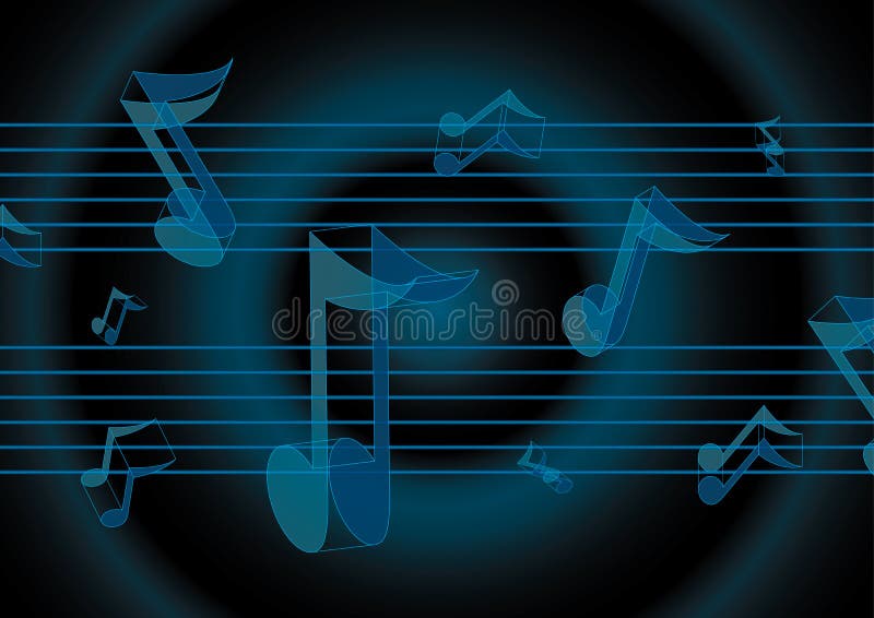 Flying music notes stock vector. Illustration of conservatory - 97178477