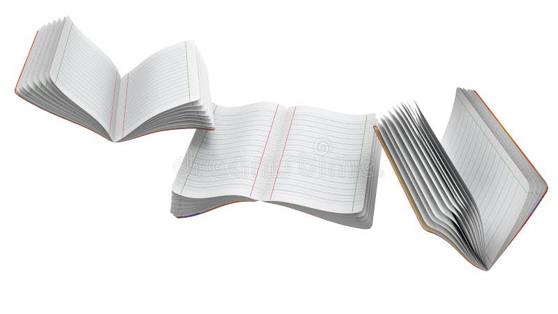 Flying Notebooks Stock Illustrations – 521 Flying Notebooks Stock ...