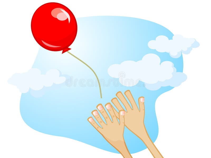 Flying off air ball stock vector. Illustration of clip - 19616559