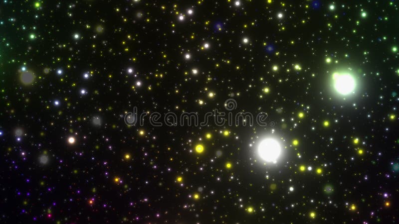 Flying in Outer Space. Looped Seamless Animation. Stock Video - Video ...