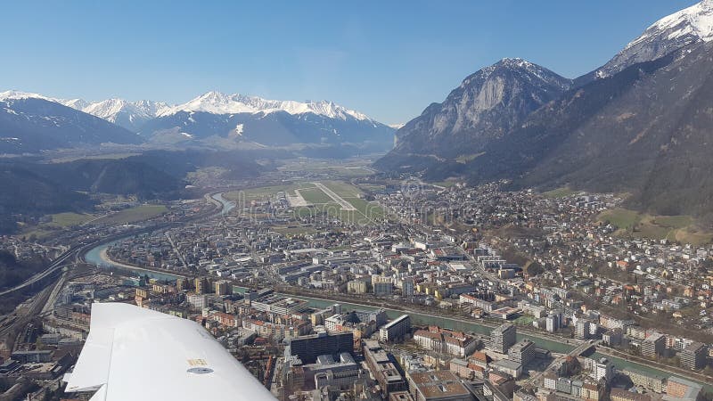 Flying over the city stock photo. Image of departure - 79405434