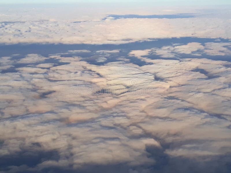 Flying Over Clouds, Cotton Flakes Stock Photo - Image of flying, cotton ...