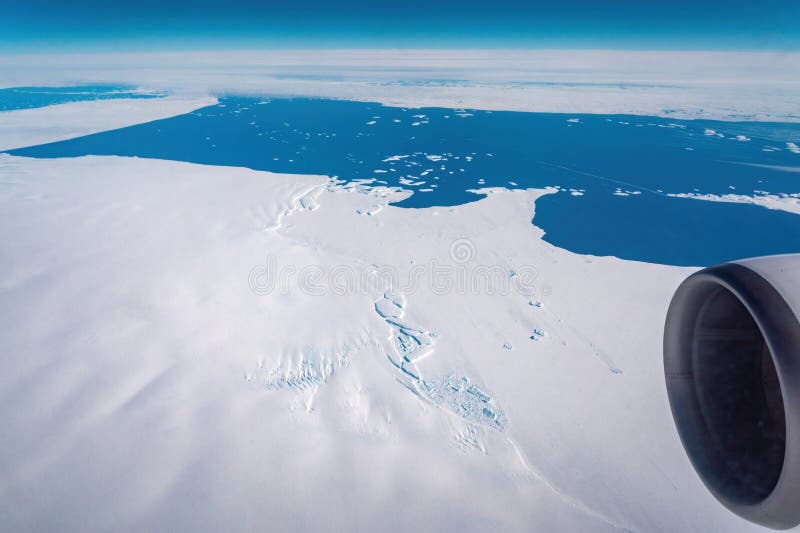 Coast of Antarctica stock image. Image of iceberg, flights - 366981155