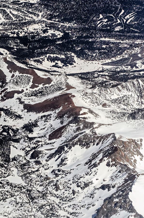 Flying Over Colorado Rocky Mountains Stock Photo - Image of lake ...