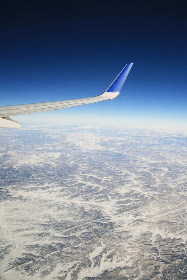 Flying over mountains stock image. Image of winter, horizon - 11961909