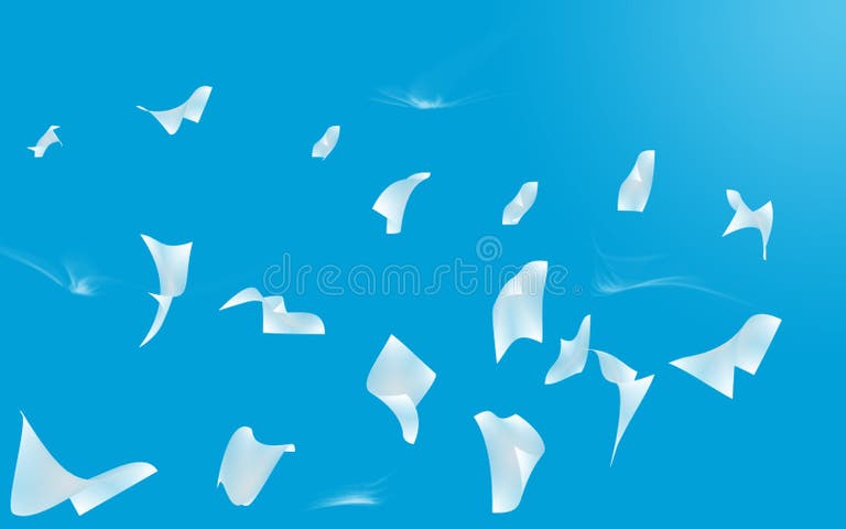 Flying pages stock illustration. Illustration of conceptual - 7391912