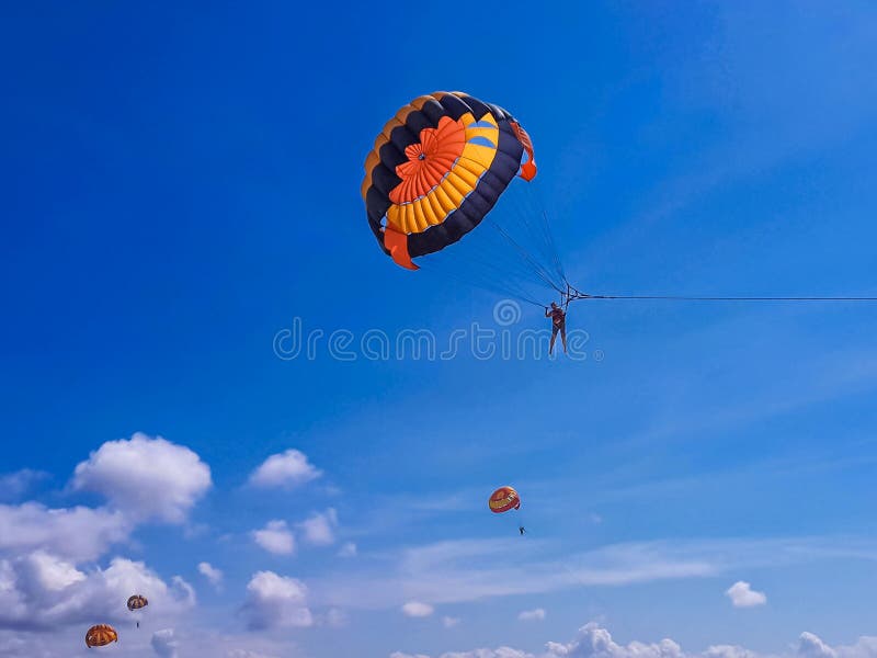 Flying With Parachute at Becky Uhl blog