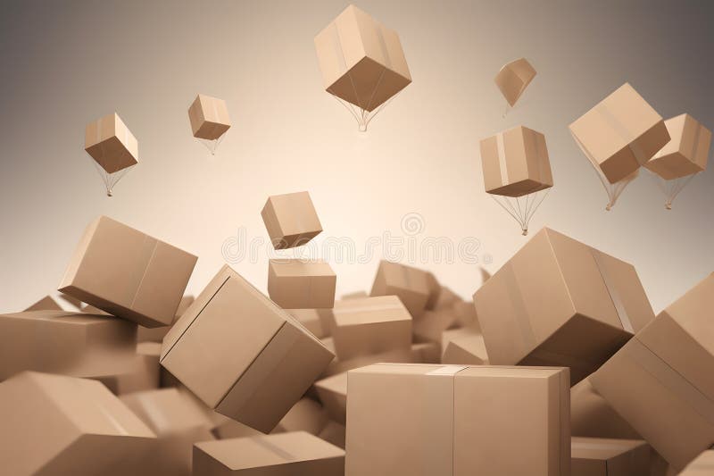 Flying Parcels Stock Illustrations – 290 Flying Parcels Stock ...