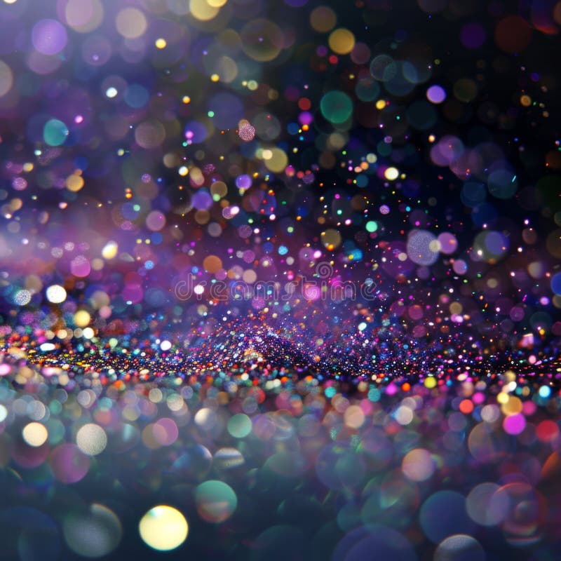 Flying Particles and Sprinkles Background, Exploding Confetti, Shiny ...