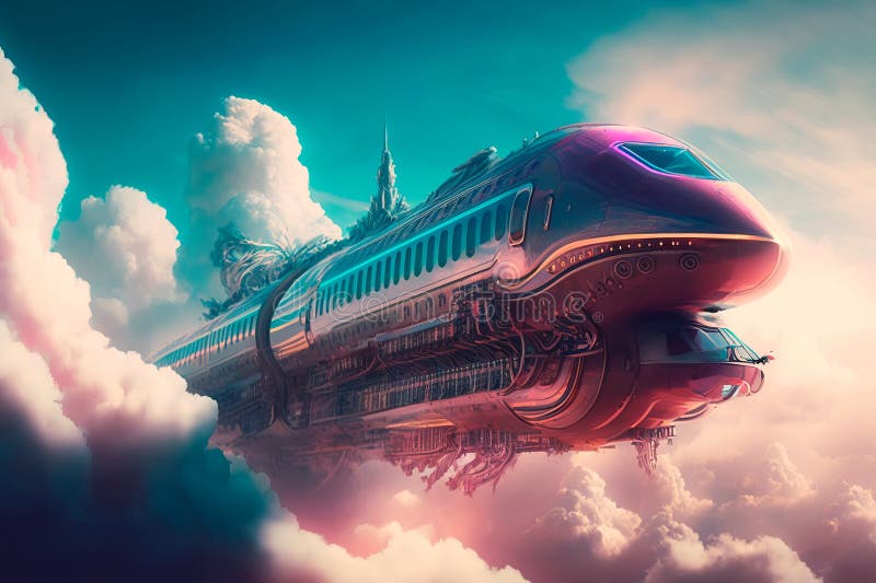 Future Flying Trains