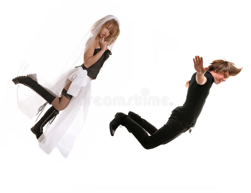 Flying people stock image. Image of copy, marry, cheerful - 4809261