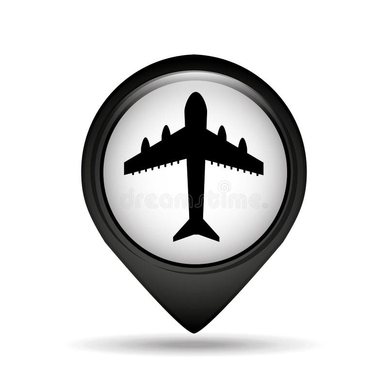 Flying plane icon stock illustration. Illustration of isolated - 79537885