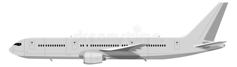 Flying Plane Side View. Travel Aviation Icon Stock Vector ...