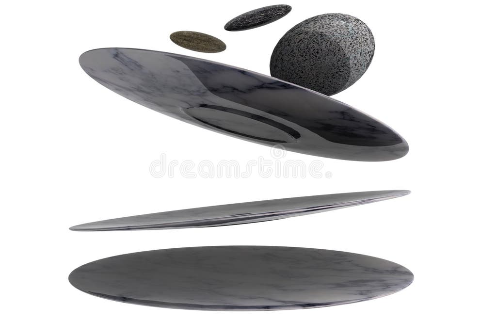 The flying plates stock illustration. Illustration of object - 1816410