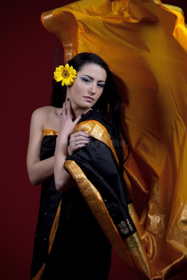 Flying portrait stock image. Image of white, hair, sensual - 19414243