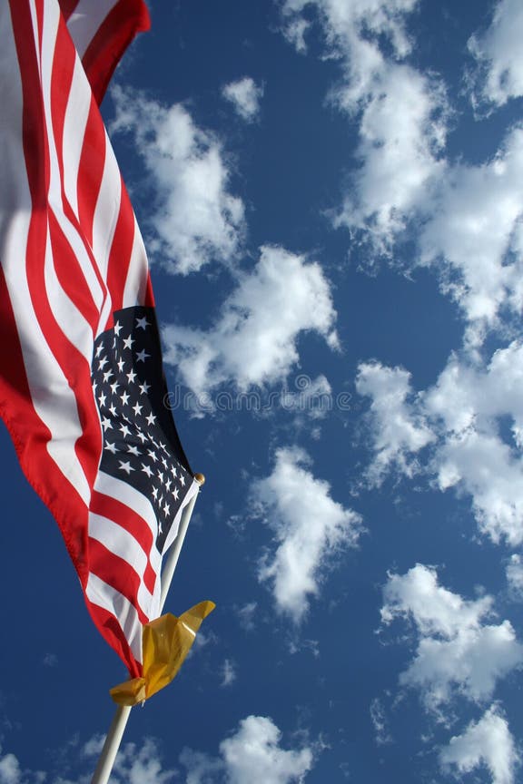 Flying Proud stock image. Image of remember, yellow, blue - 1257977