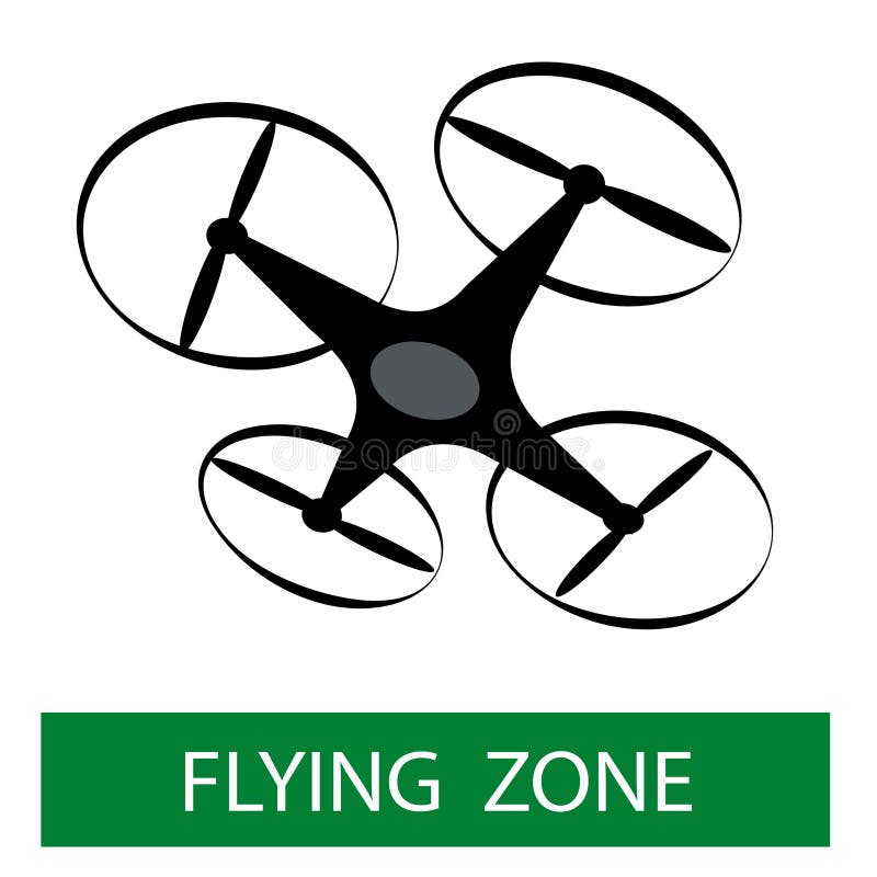 Flying Quadcopter Drone Logo, Design for Stickers, Logo, Web and Mobile ...
