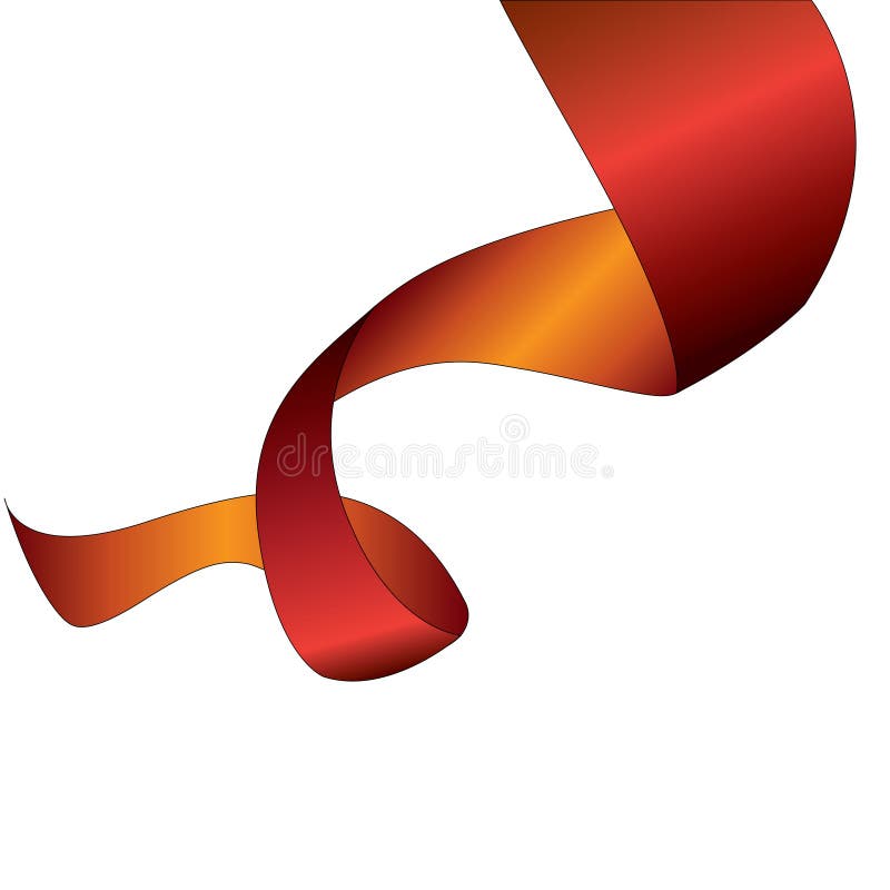 Flying Ribbon stock vector. Illustration of classical - 8083064